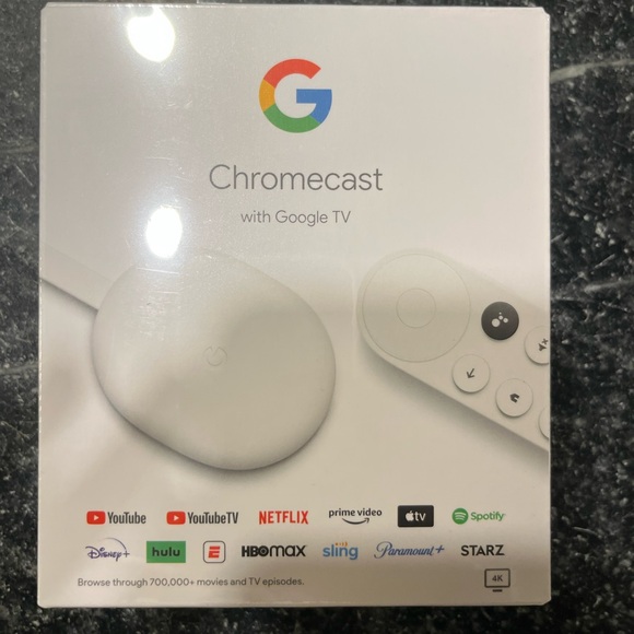 google | Other | Google Chromecast With Google Tv White | Poshmark